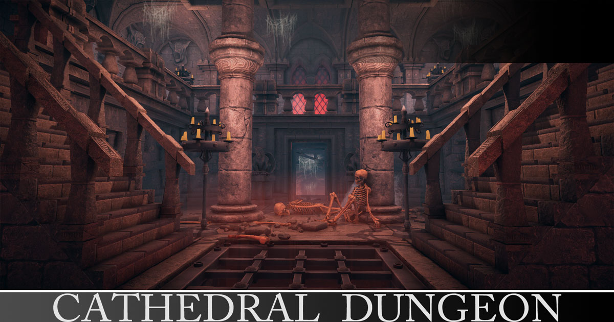Cathedral Dungeon | 3D Dungeons | Unity Asset Store