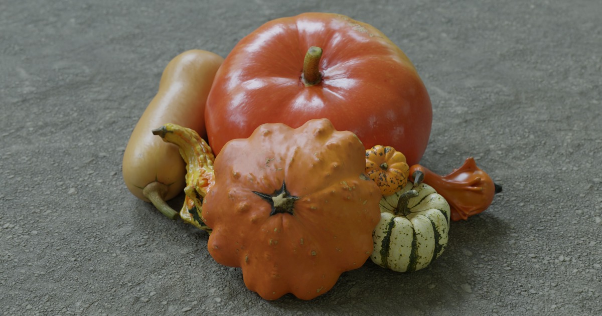 Pumpkin Pack | 3D Food | Unity Asset Store