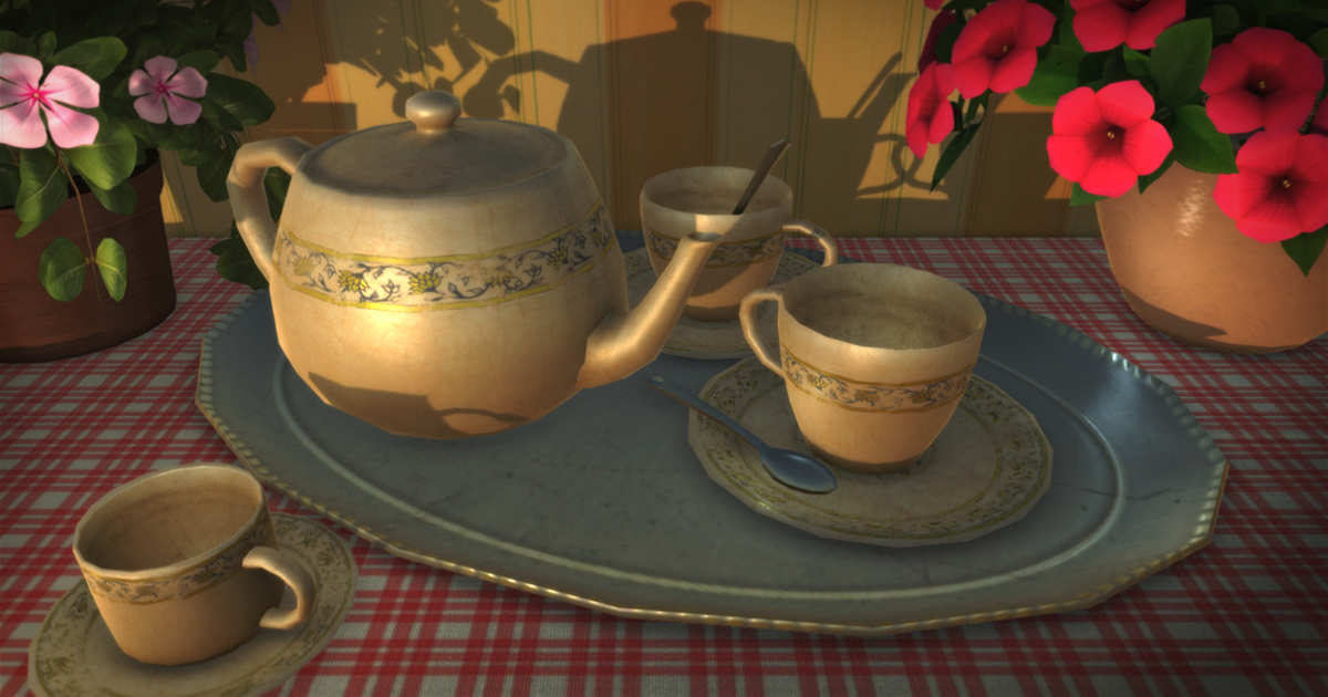 Tea and Coffee service | 3D Interior | Unity Asset Store