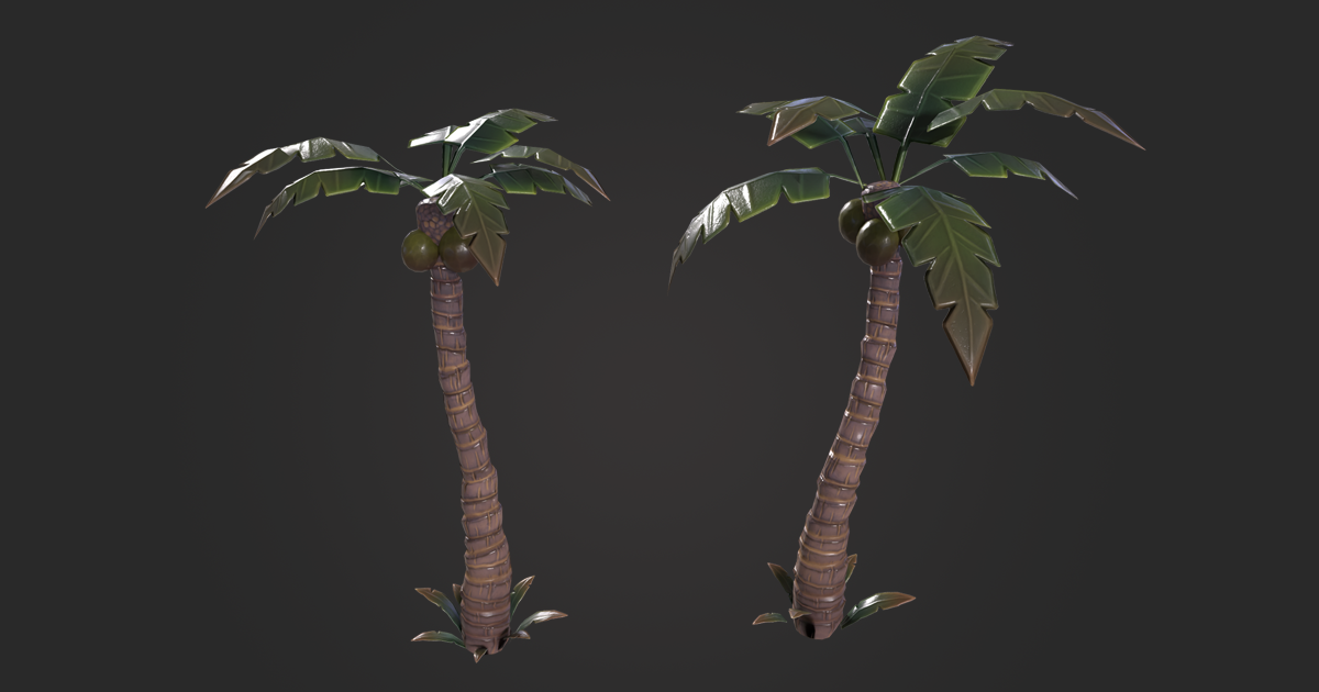 Plam Plam Trees | 3D Trees | Unity Asset Store