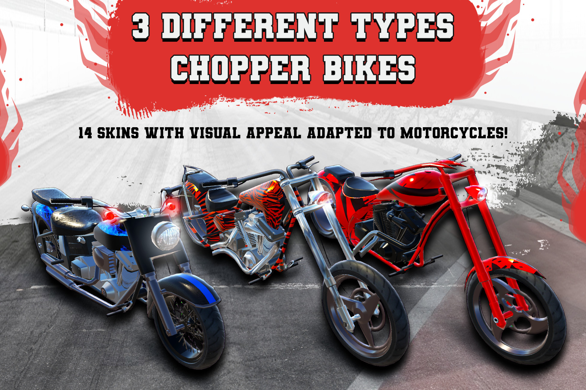 Motorcycle Pack: Chopper Bikes | 3D 지상 | Unity Asset Store