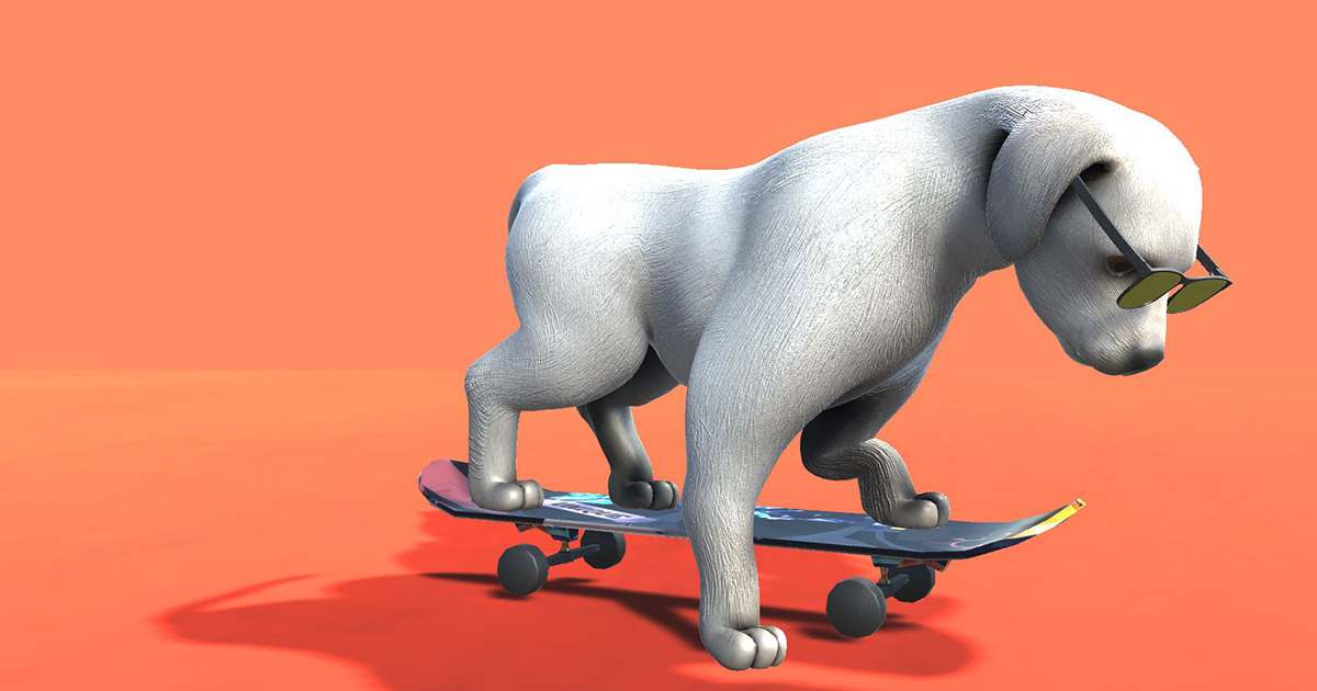 Skating Dog | 3D Animations | Unity Asset Store