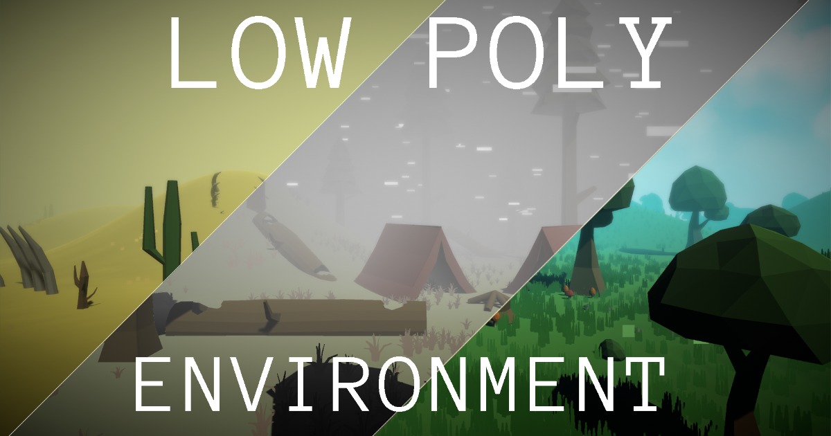 LowPoly Environment | 3D LowPoly Landscapes | 3D Environments | Unity Asset Store