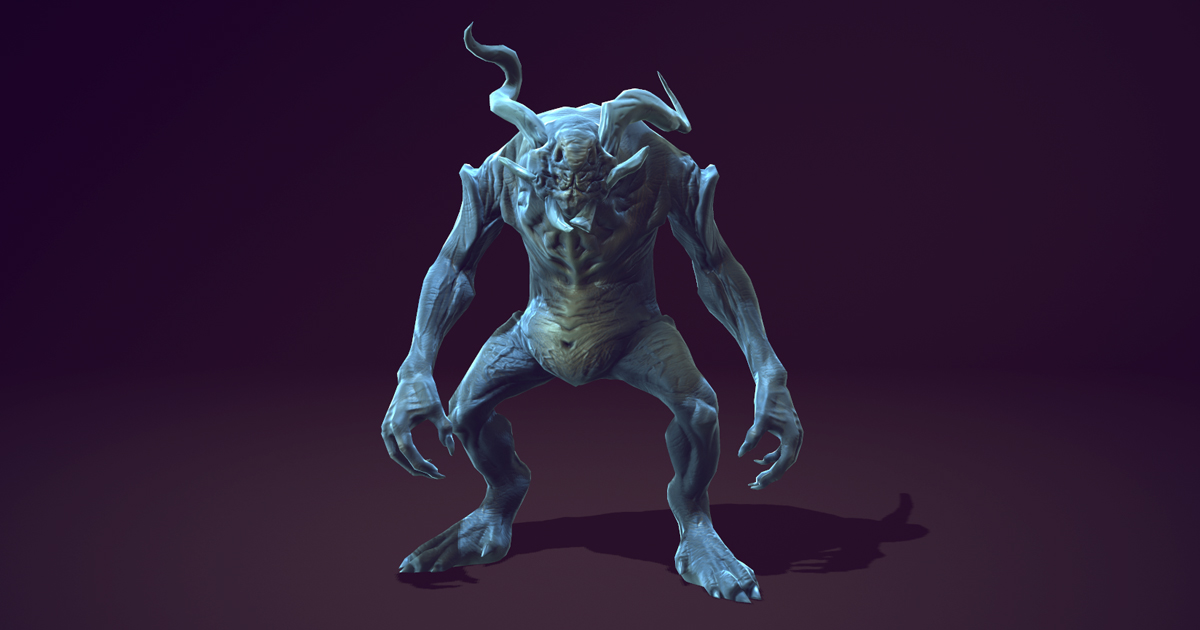 Horned Creature | 3D 생물 | Unity Asset Store