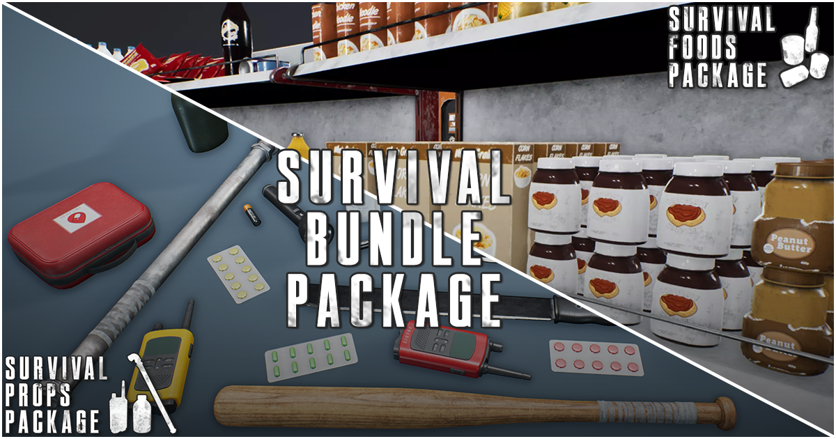 Survival Bundle Package | 3D Props | Unity Asset Store