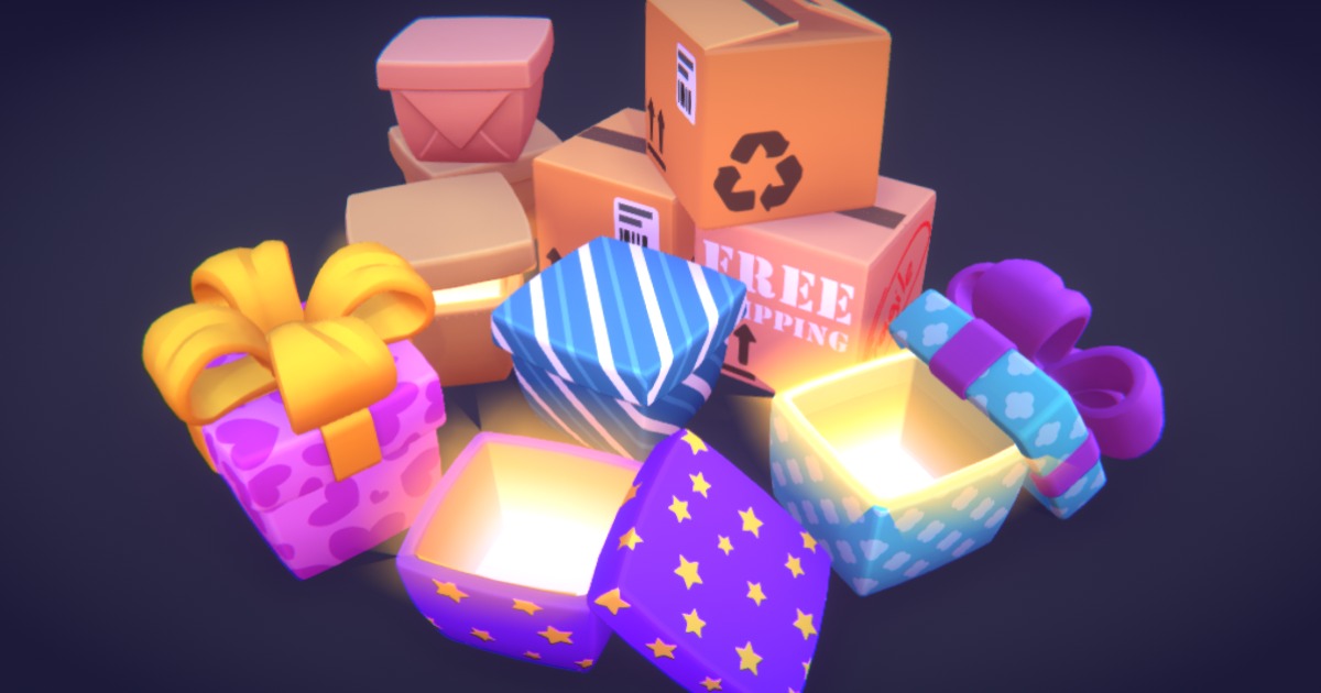 Packages And Gifts | 3D Props | Unity Asset Store