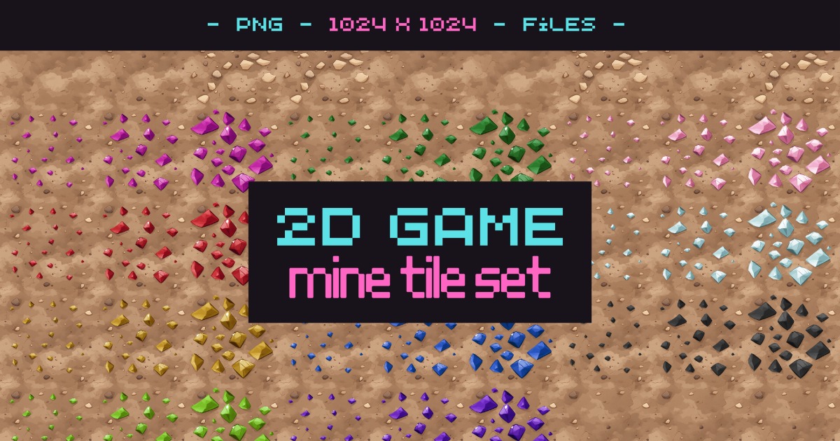 2d Game Mine Tileset | 2D Tiles | Unity Asset Store