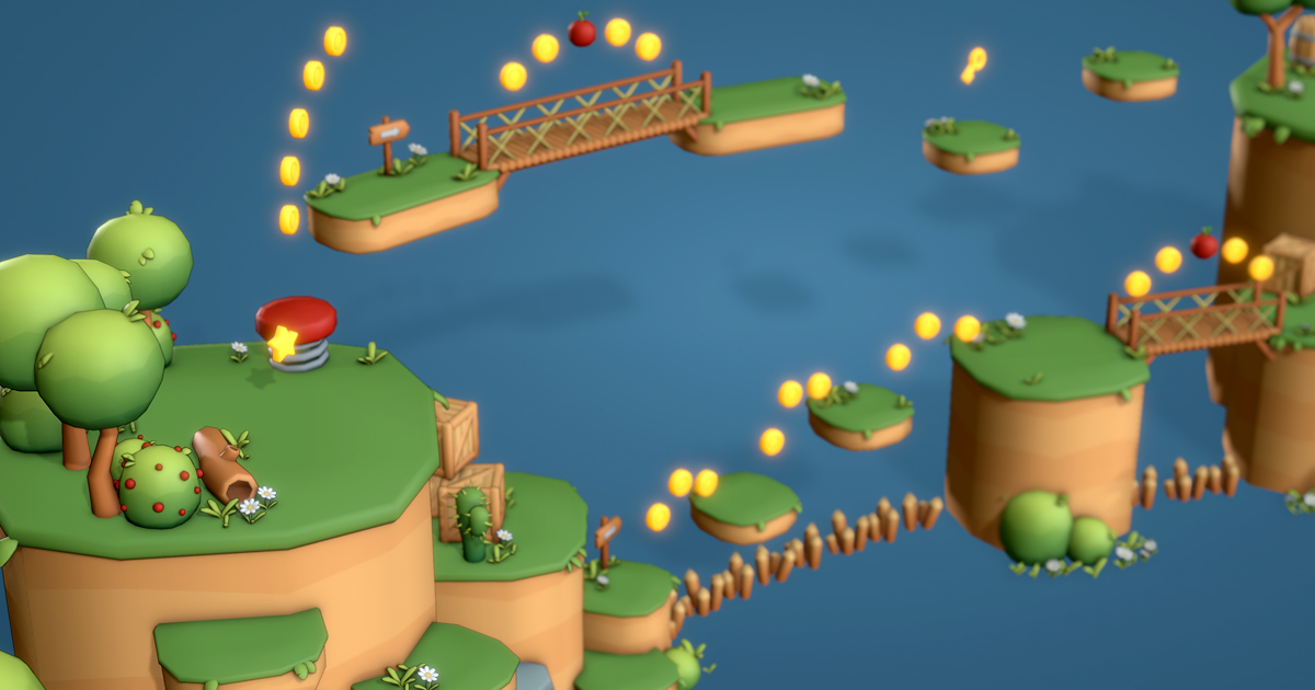 Lowpoly Platformer Kit | 3D Environments | Unity Asset Store