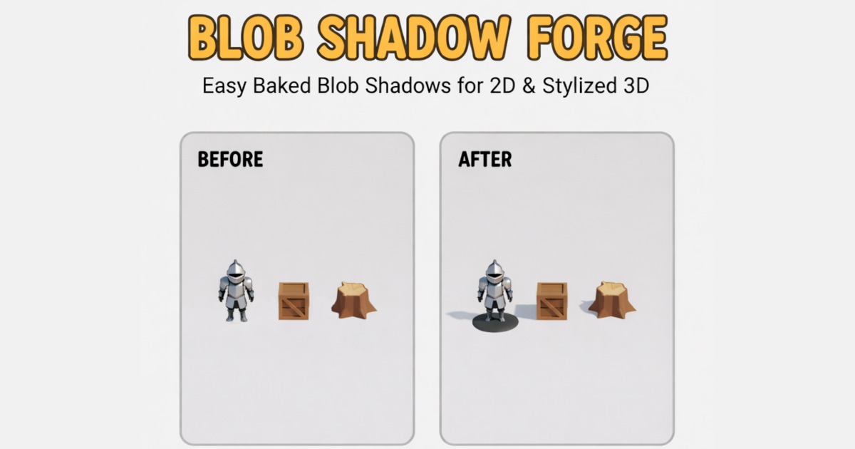Blob Shadow Forge | 3D Tools | Unity Asset Store