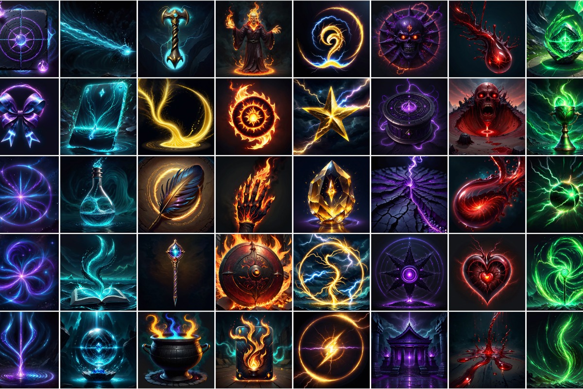 AI game icons - Asset Store