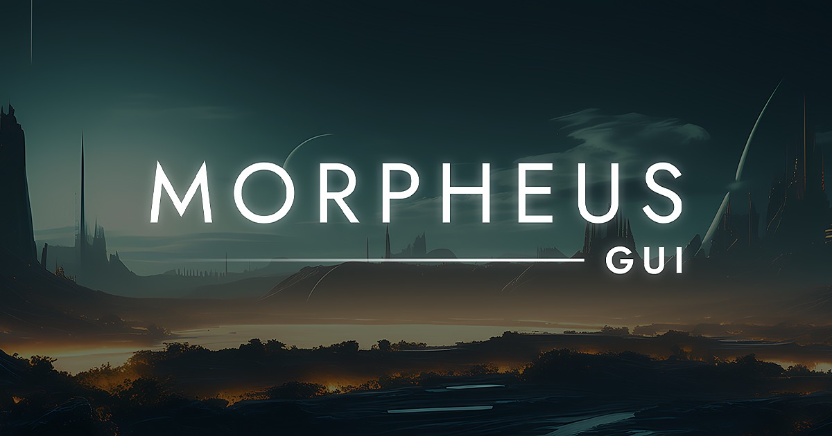 Morpheus GUI / UI - Futuristic Game Menu + sources | 2D GUI | Unity Asset Store