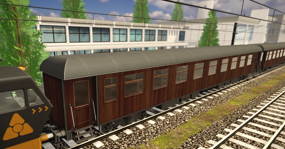 Train Car 13 - Passenger 02 | 3D Land | Unity Asset Store