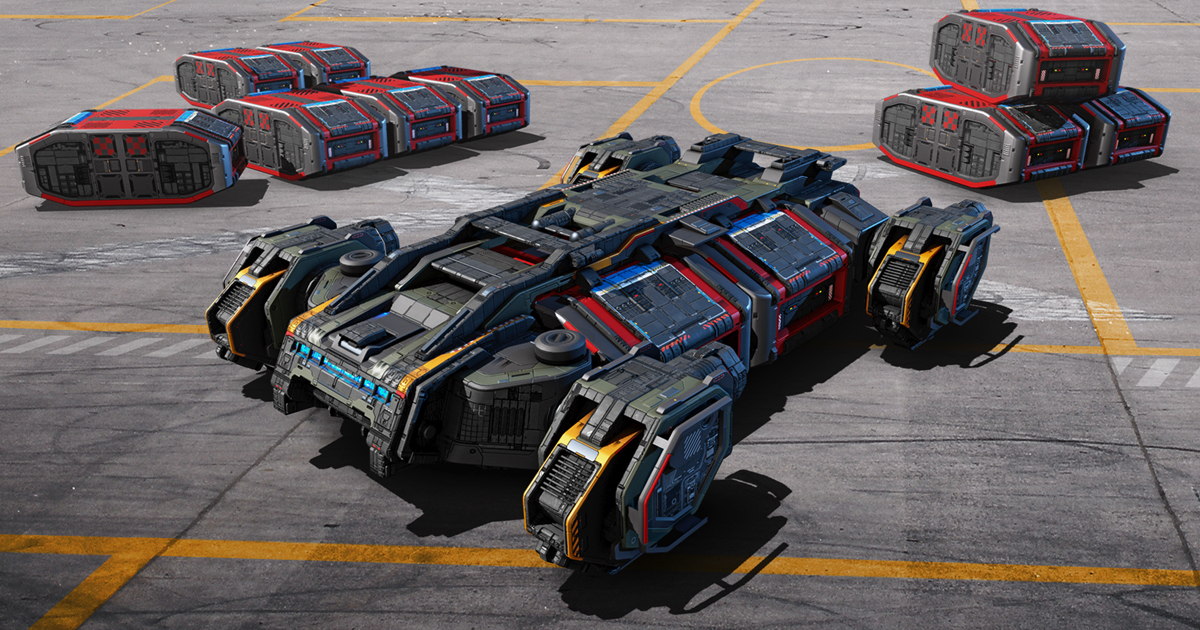 HYDRA Freighter | 3D Space | Unity Asset Store