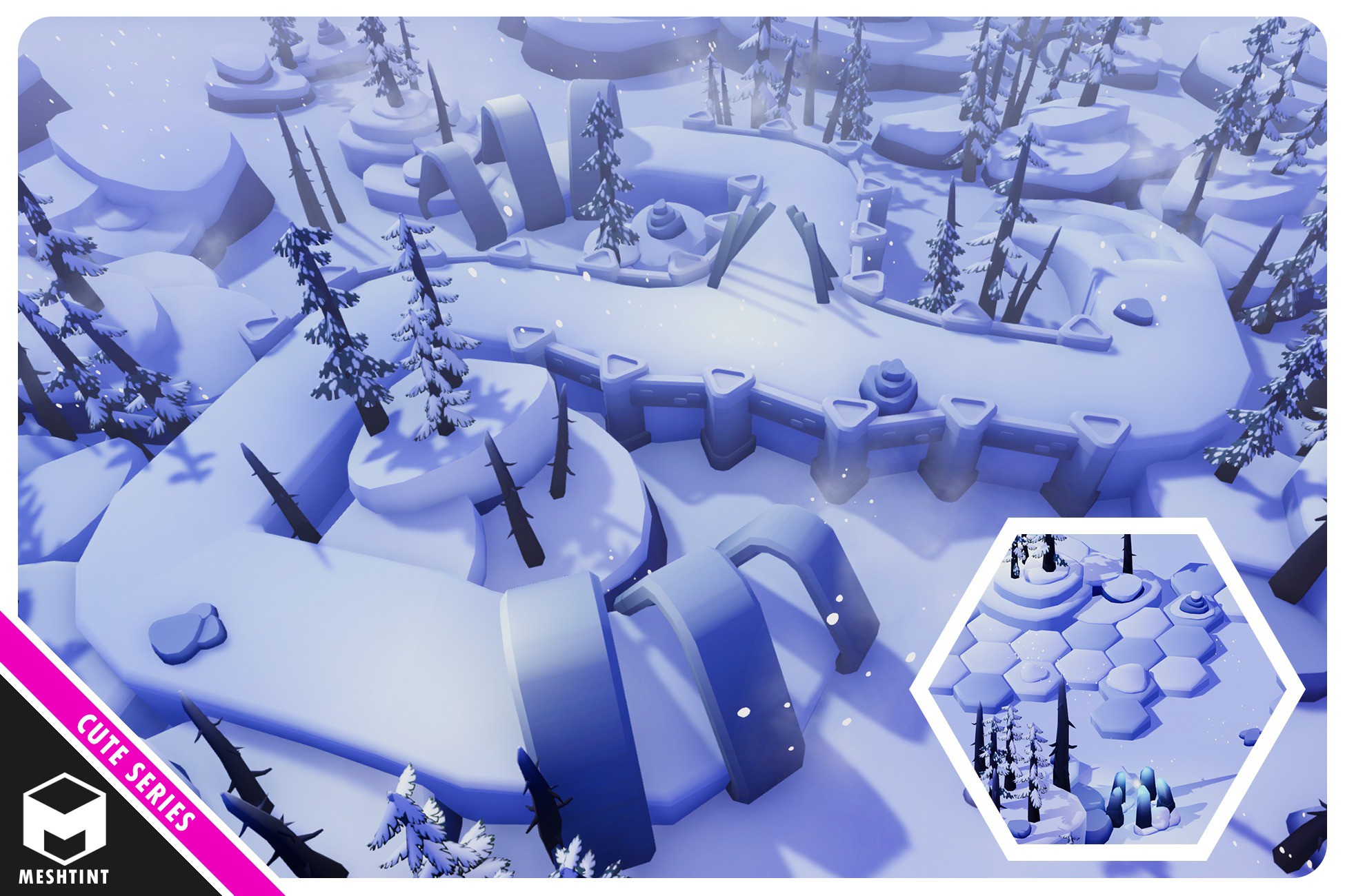 Snow Forest Pack Cute Series | 3D Environments | Unity Asset Store
