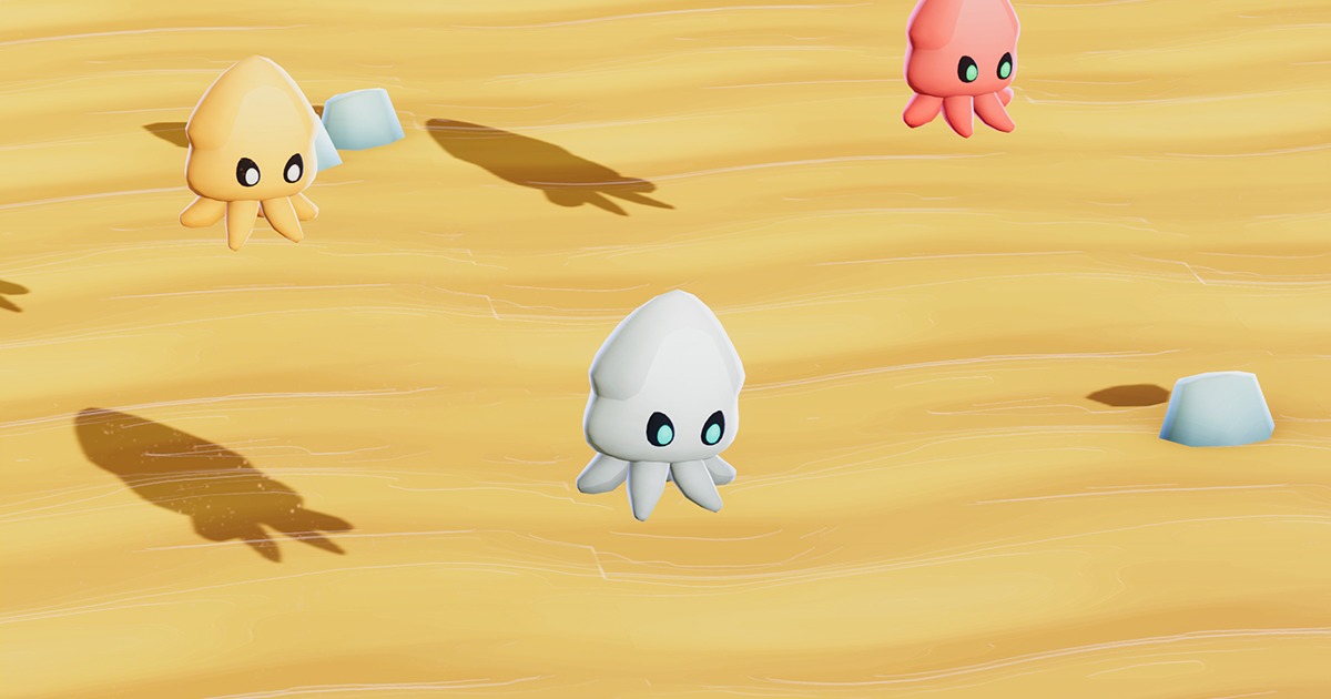 Squid Baby Cute Series | Characters | Unity Asset Store