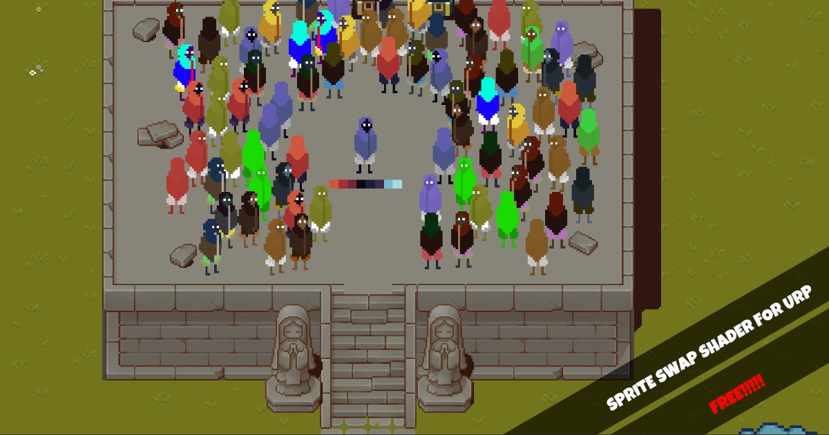 Sprite Renderer Palette Swap Shader (URP) | VFX Shaders | Unity Asset Store