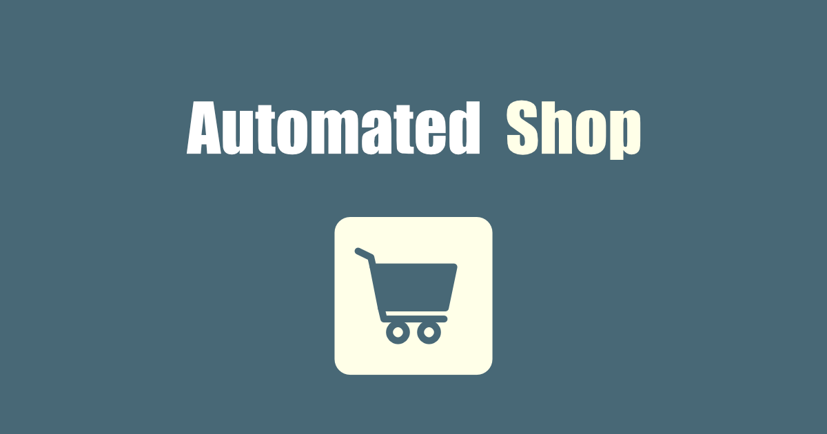 Automated Shop | Utilities Tools | Unity Asset Store