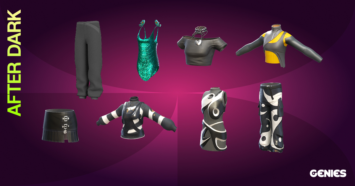 After Dark Set - Genies Avatar Clothing Pack | 3D Clothing | Unity ...
