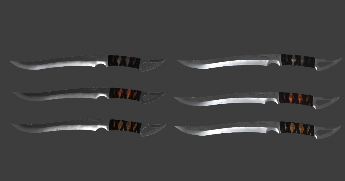 Combat Cleavers | 3D Weapons | Unity Asset Store