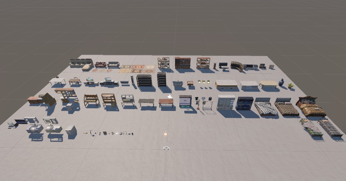 Modern Furniture Group(URP) | 3D Furniture | Unity Asset Store