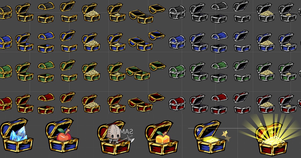 2D_ChestBox_SilverGold | 2D Icons | Unity Asset Store