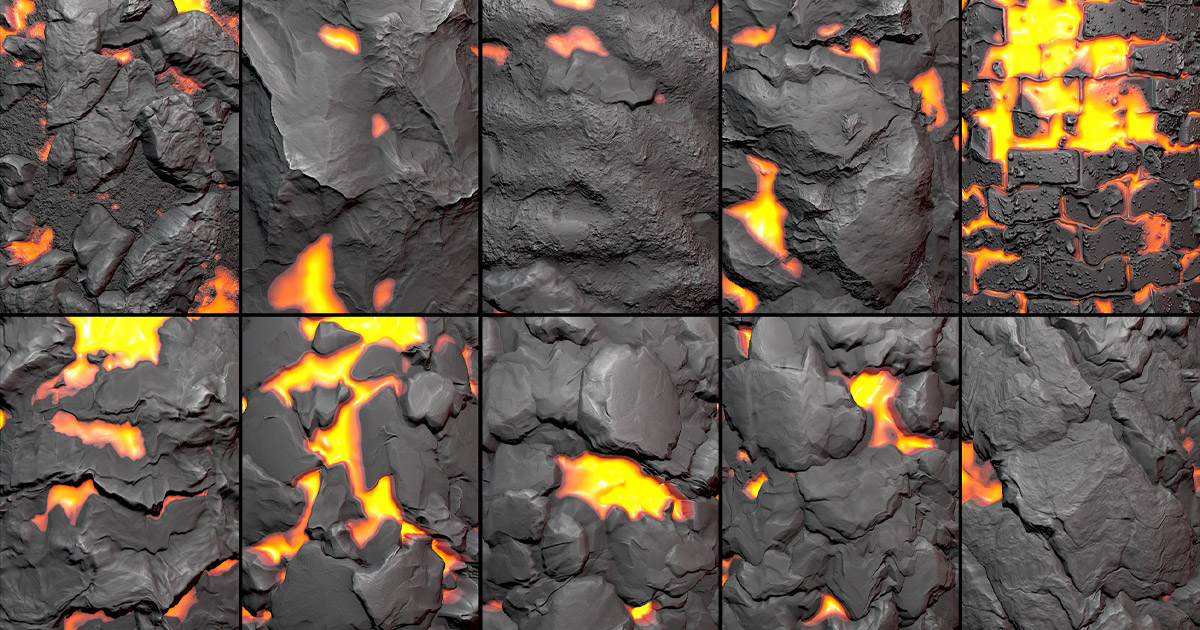 Another Stylized Material Collection 11 | 2D Textures & Materials ...