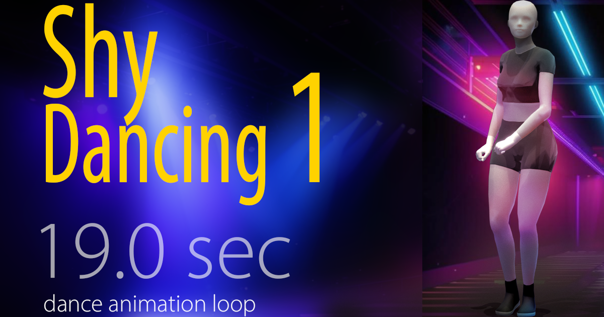 dance: Shy Dancing 1 - animation loop (132bpm) - [ FREE ] | 3D ...