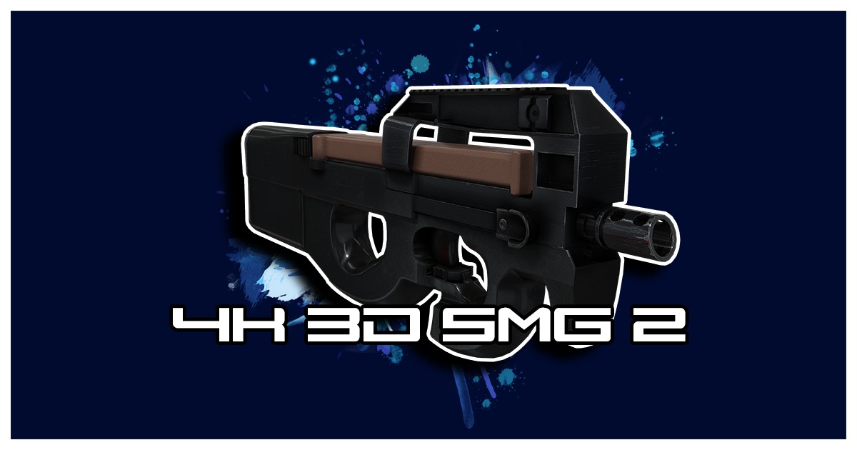 FPS Gun 4K - Smg 2 | 3D 枪支 | Unity Asset Store