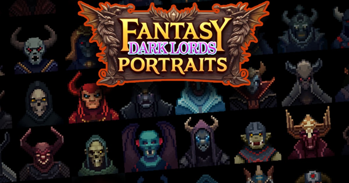 Fantasy Dark Lords Portraits | 2D Icons | Unity Asset Store