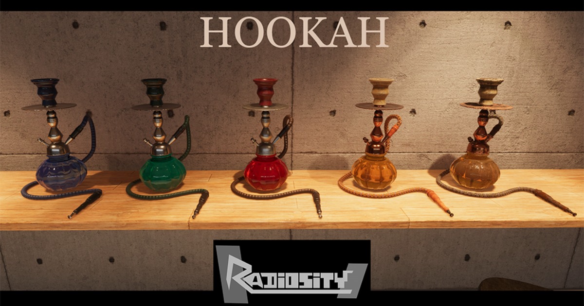 Hookah props - Nargila | 3D Props | Unity Asset Store