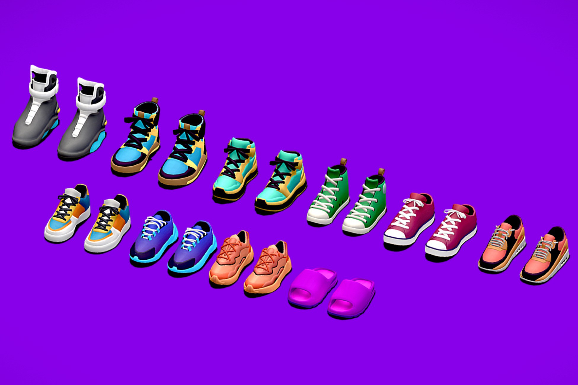 Sneakers Games Package | 3D 소품 | Unity Asset Store