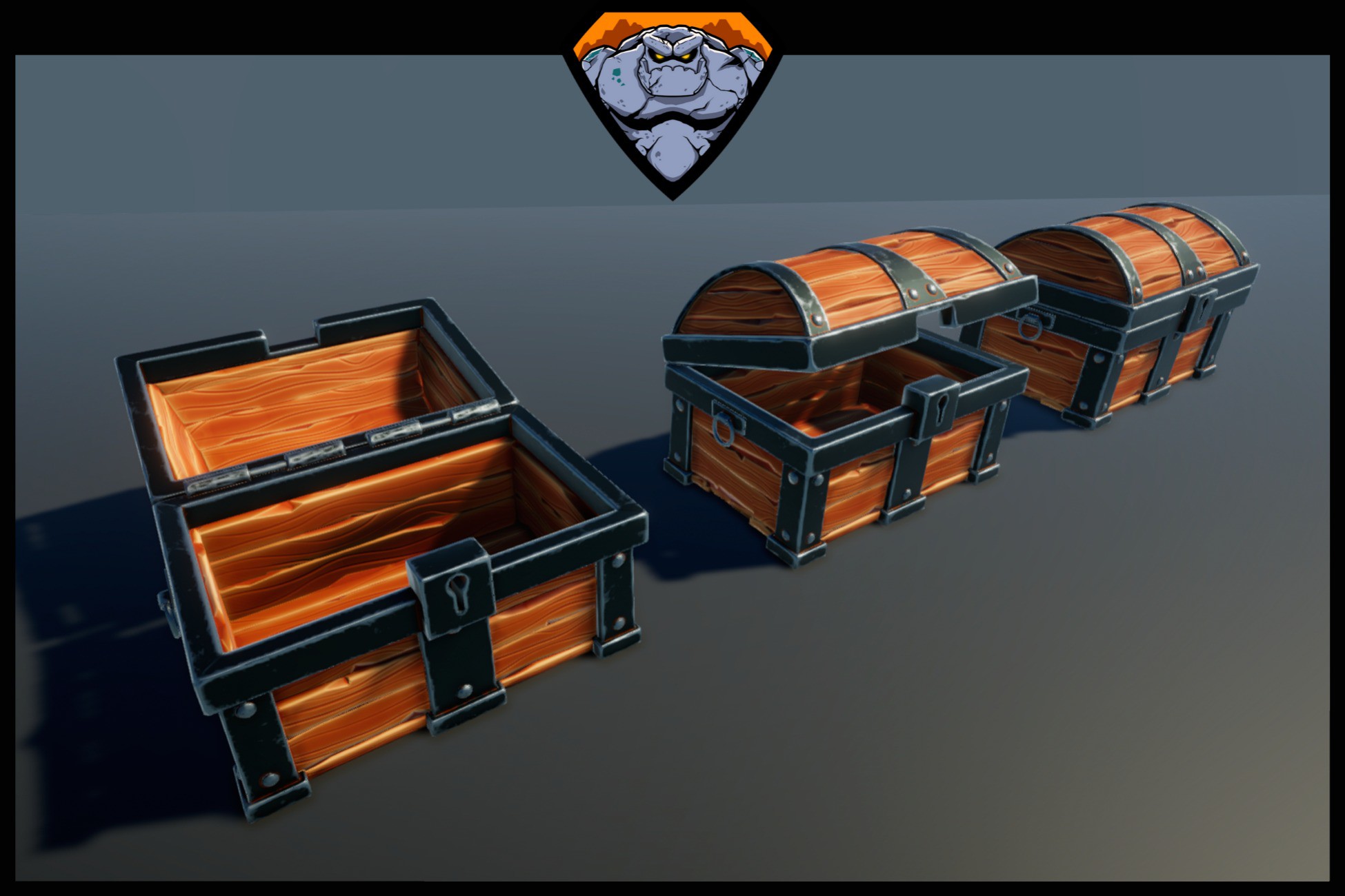 3D Stylized Loot Chest | 3D Furniture | Unity Asset Store