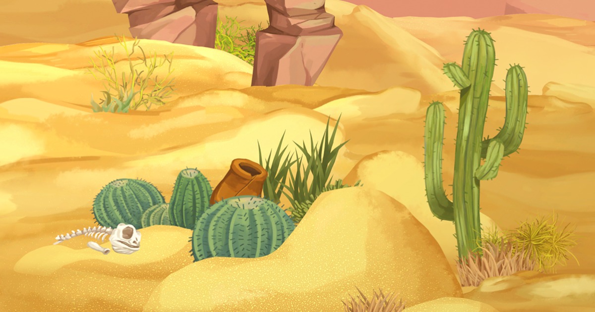 Desert 2D Hand Painted Pack | 2D Environments | Unity Asset Store