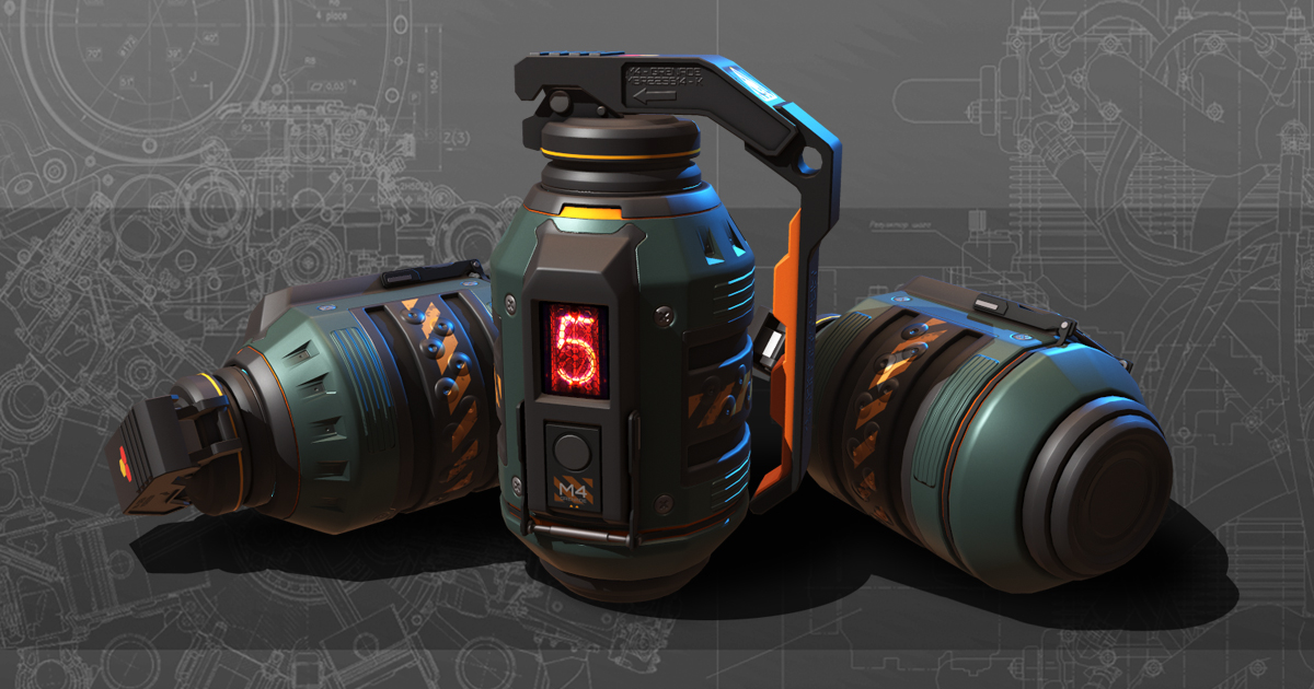 SF# M4 - Grenade | 3D Guns | Unity Asset Store