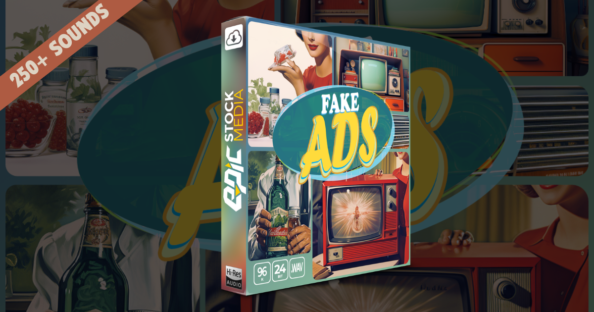 Fake Advertisements and Radio Sound Effects Audio Construction Kit ...