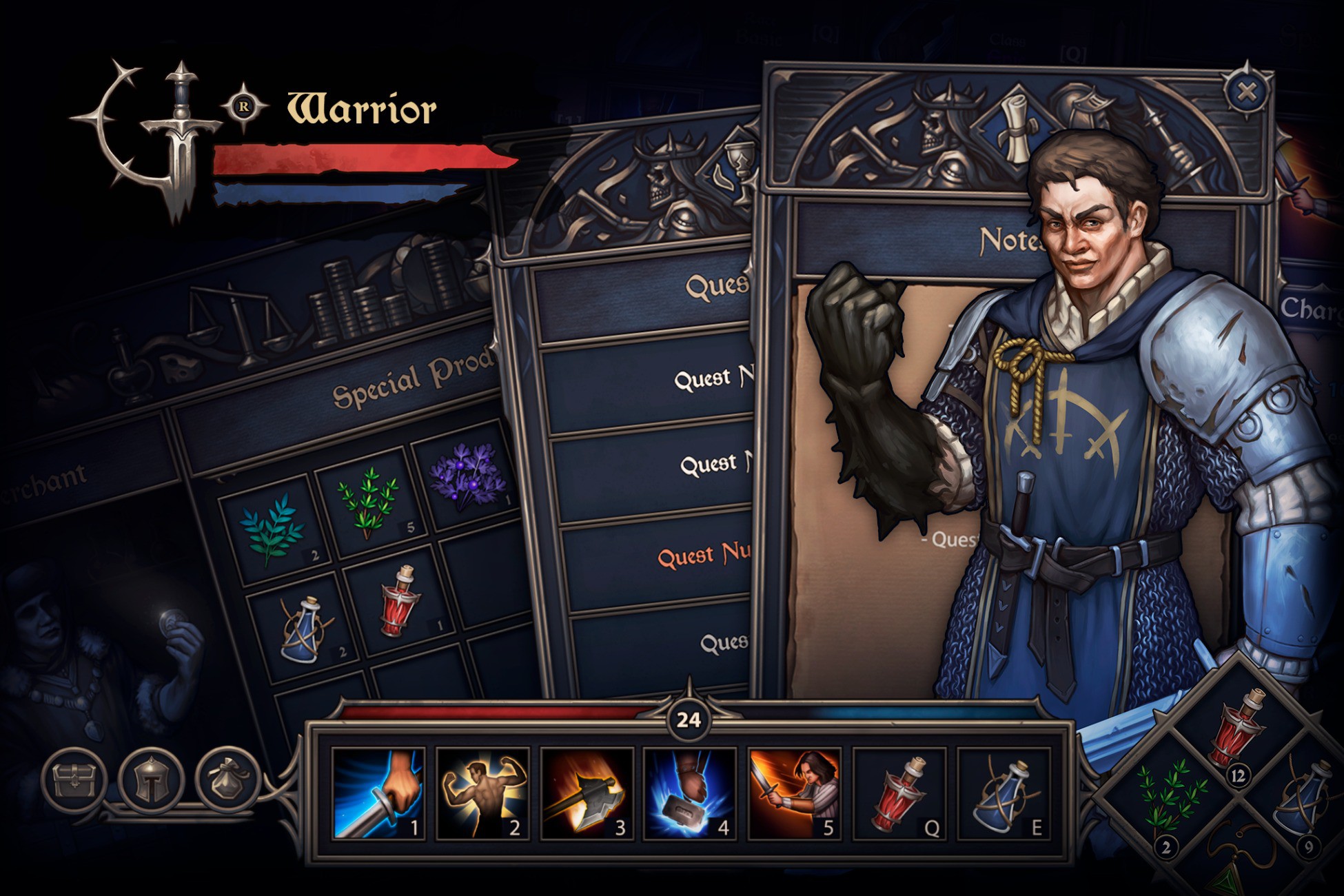 Legendary Warrior UI | 2D GUI | Unity Asset Store