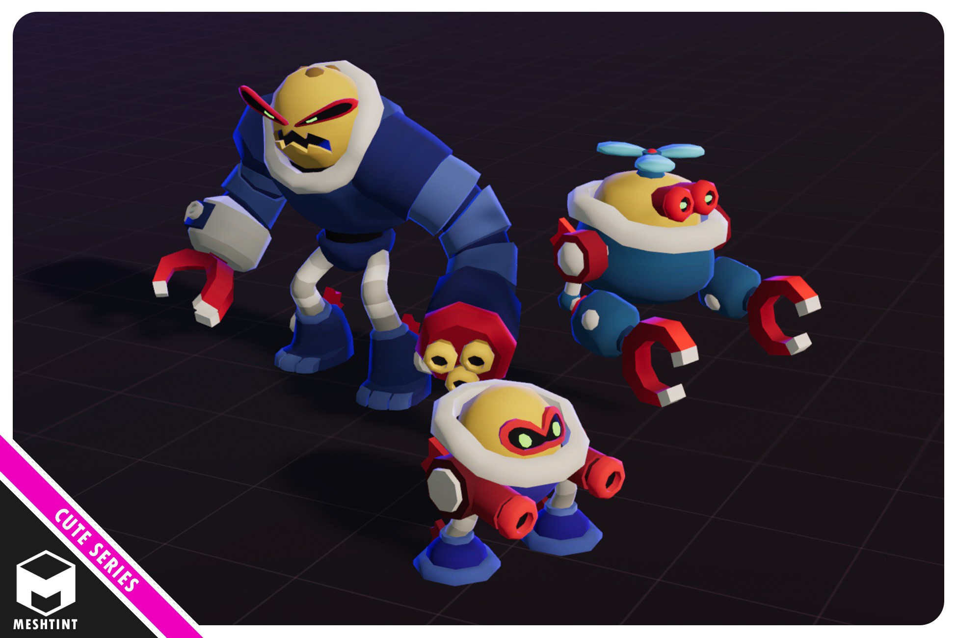 Alien Pew Galaxy Evolution Pack Cute Series | 3D Robots | Unity Asset Store