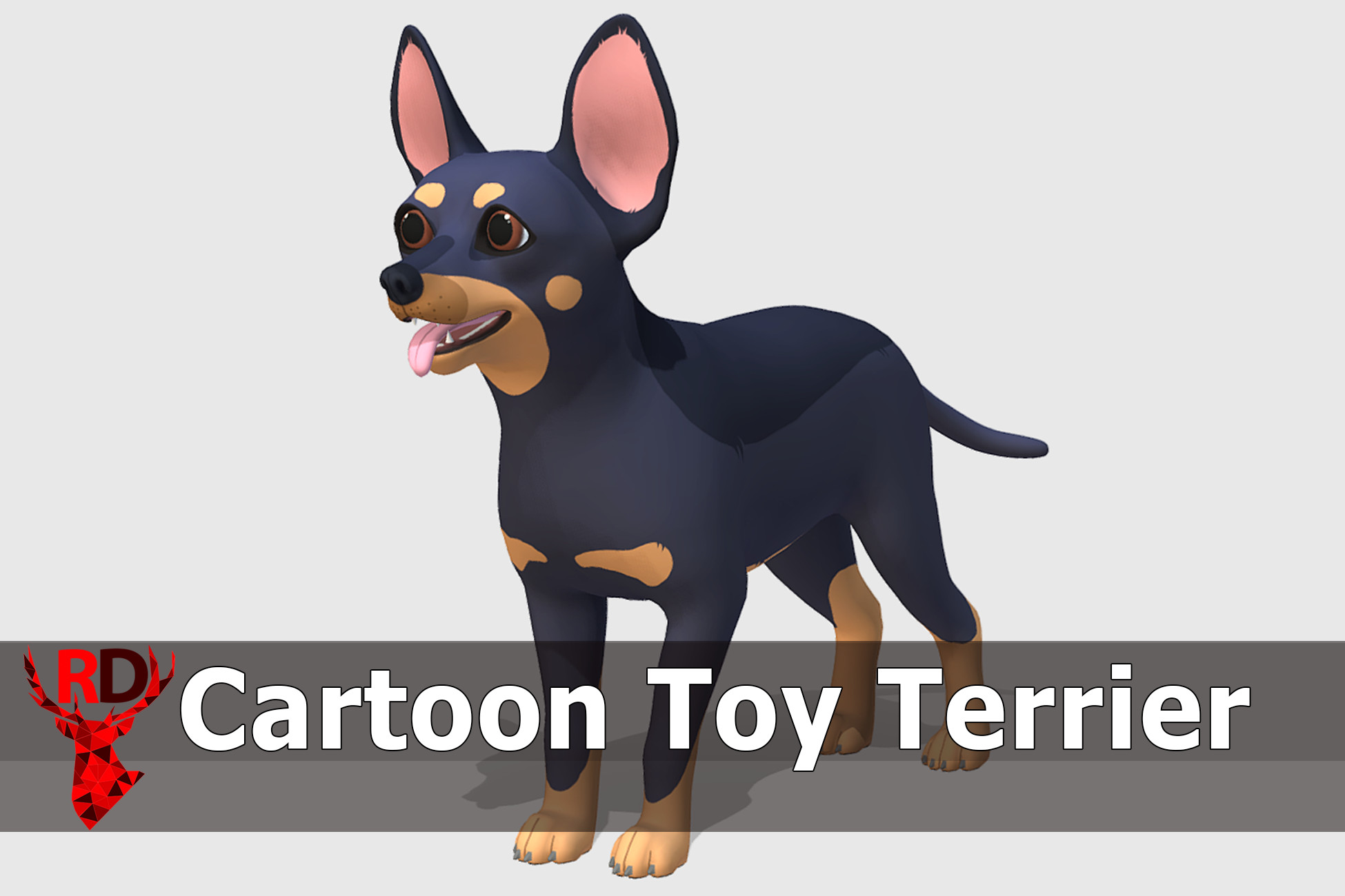 Cartoon Dog - Toy Terrier | 3D Animals | Unity Asset Store