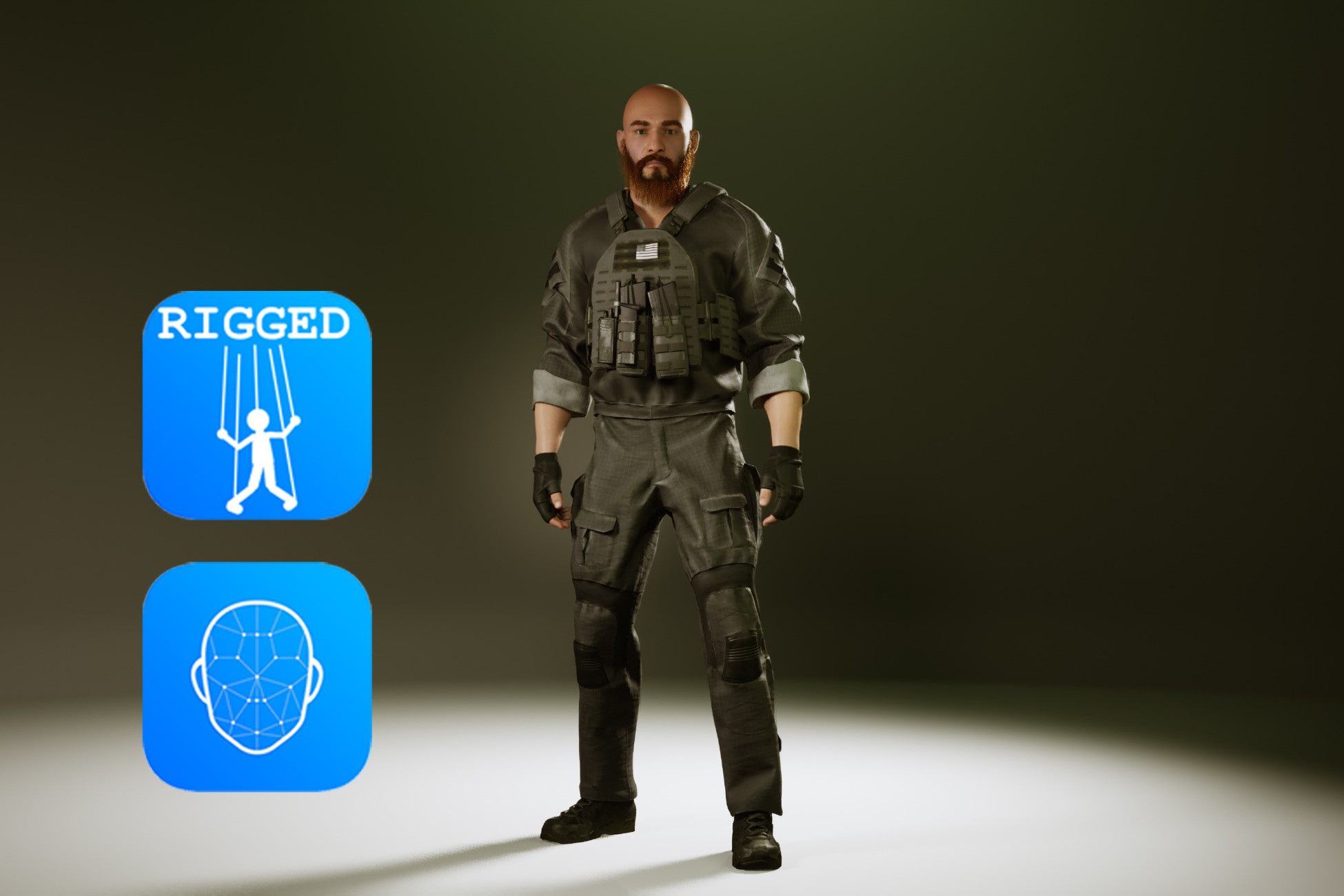 Special Forces Soldier 01 | 캐릭터 | Unity Asset Store
