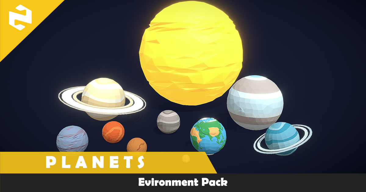 Evironment Pack - Planets | 3D 小道具 | Unity Asset Store