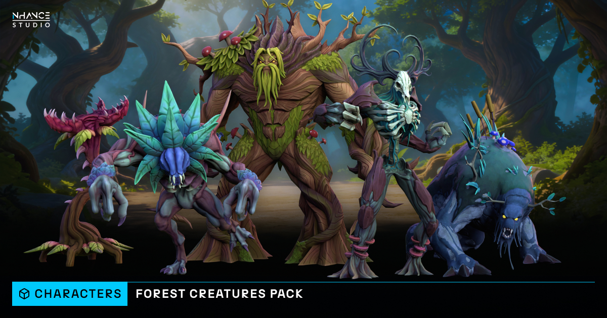 Stylized Forest Creatures Pack | 3D Creatures | Unity Asset Store