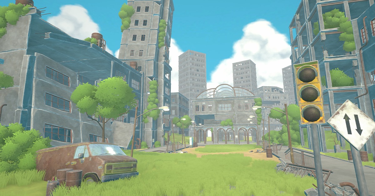 Idyllic City Ruins - Post-Apocalypse | 3D Urban | Unity Asset Store