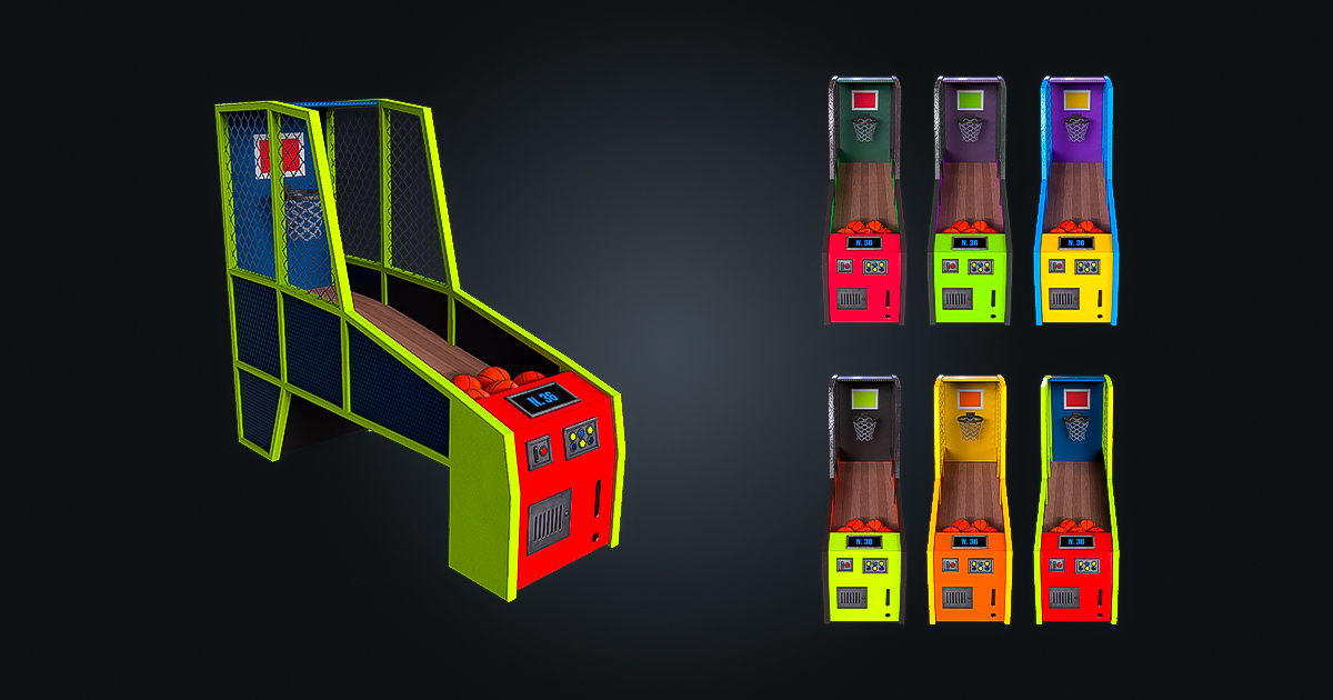 Arcade Hoops V1 – Basketball Game | Game Ready PBR | Built-In & URP ...