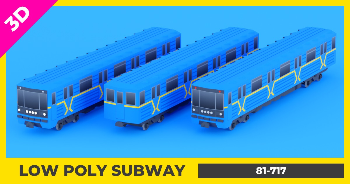 Low Poly Subway - 81-717 | 3D Land | Unity Asset Store
