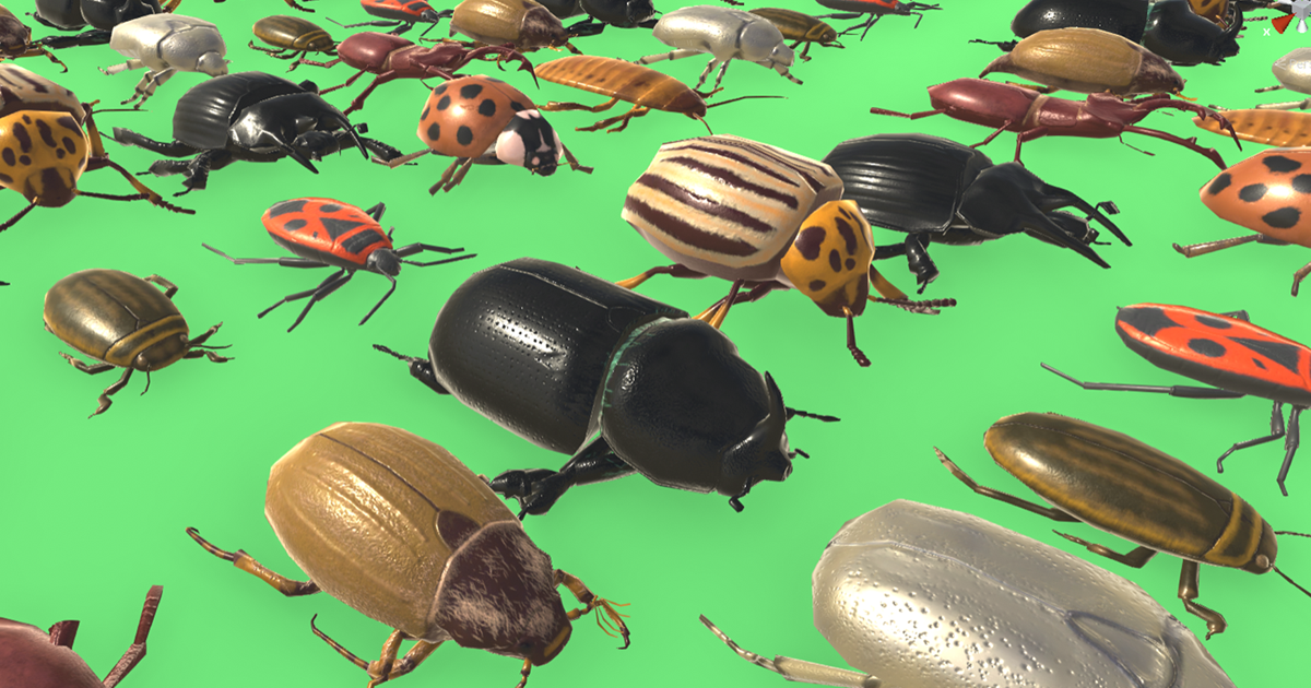 Beetles - pack of insects | Characters | Unity Asset Store
