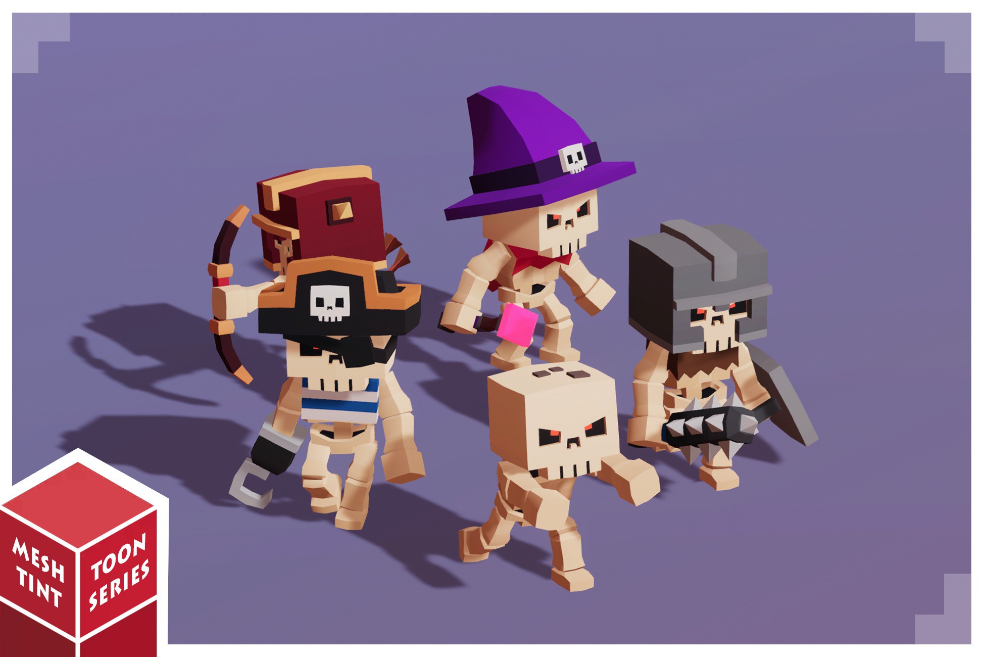 Skeletons Modular Pack Toon Series | Characters | Unity Asset Store