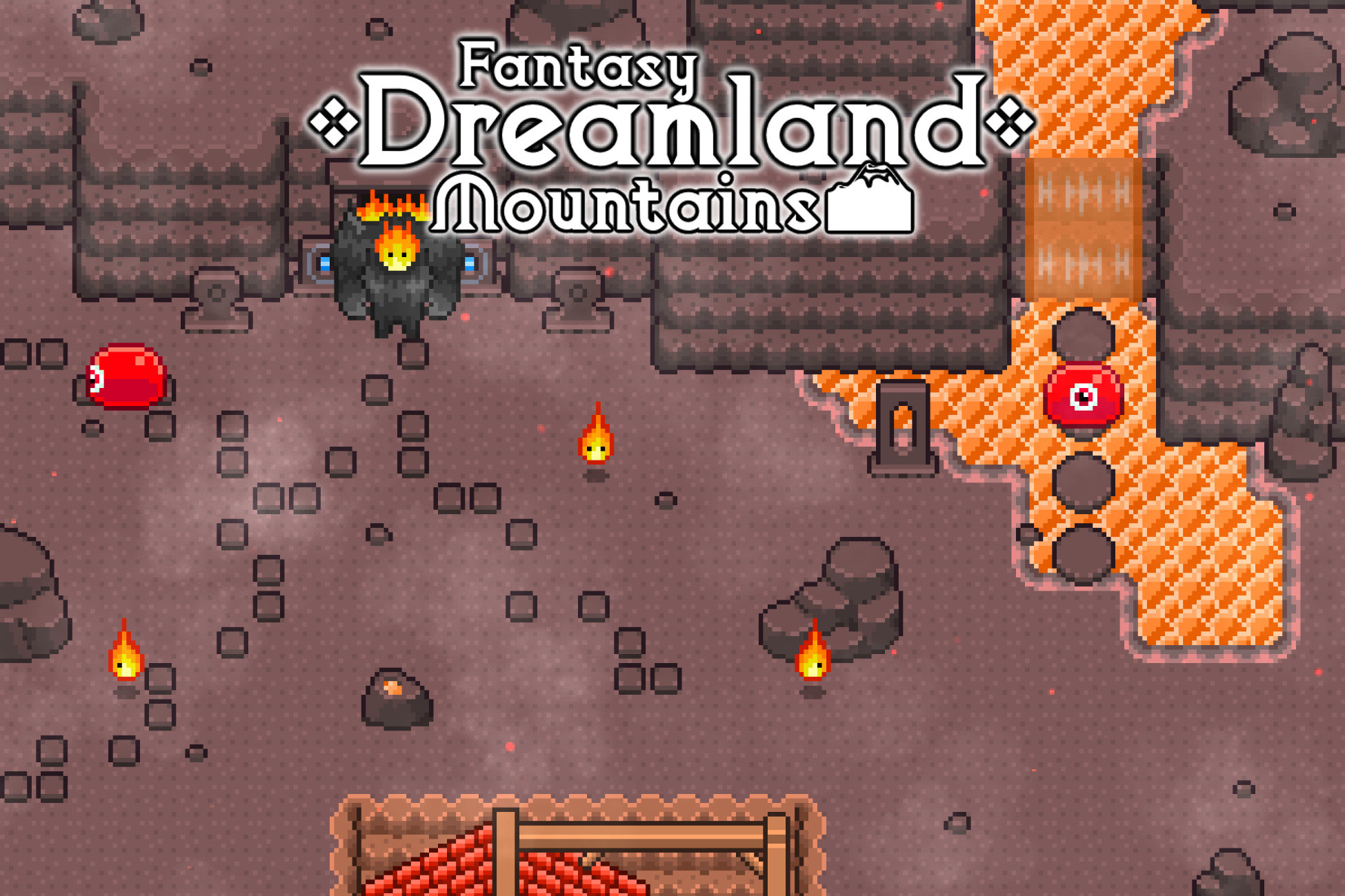 2d TopDown Mountains Tileset - Fantasy Dreamland | 2D Environments ...