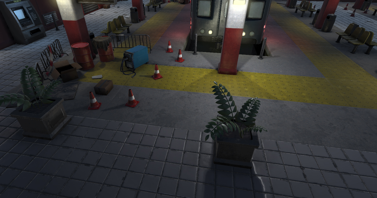 Subway / Metro / Train station Modular Pack | 3D Urban | Unity Asset Store