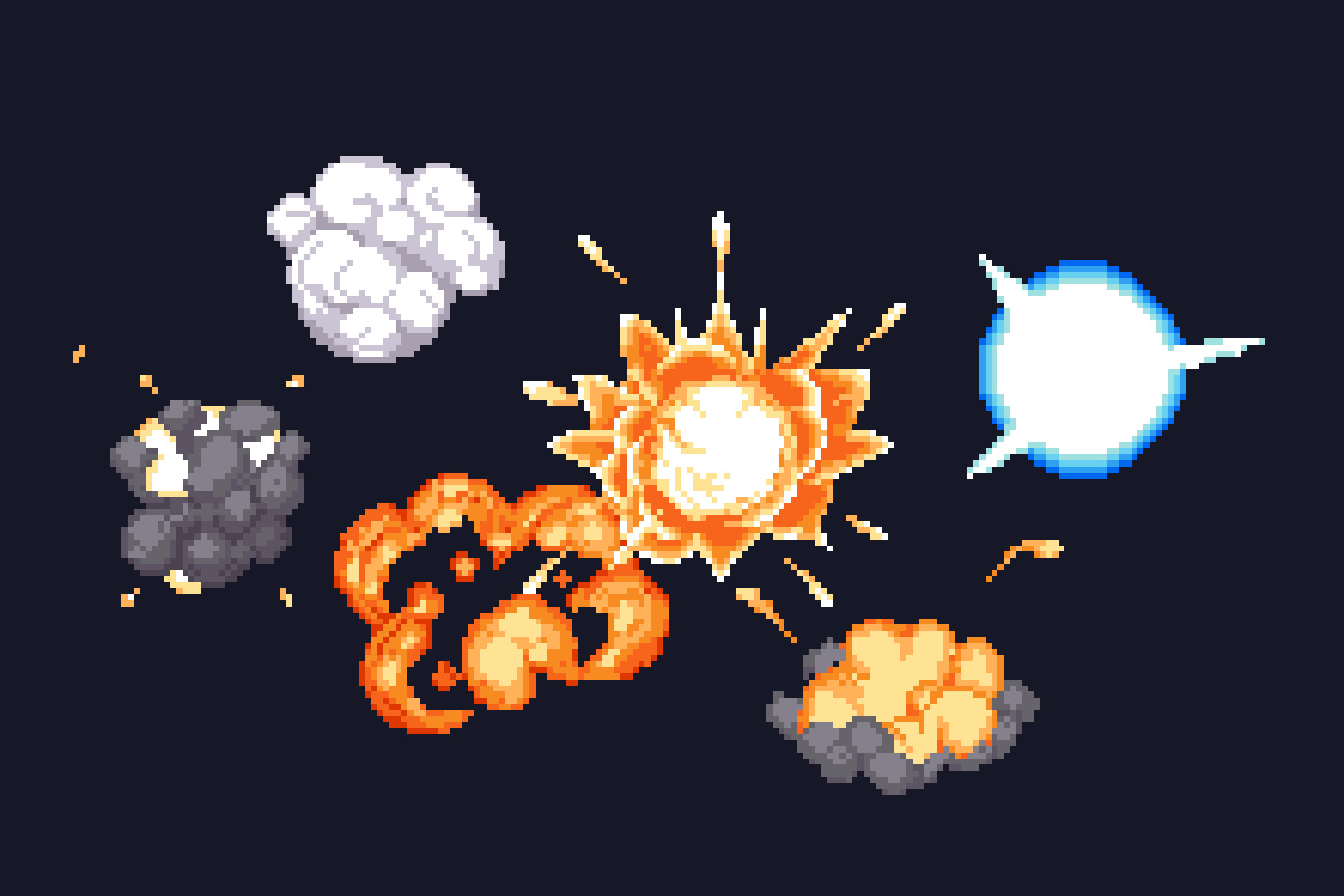 Warped Explosion Pack 2 | 2D Characters | Unity Asset Store