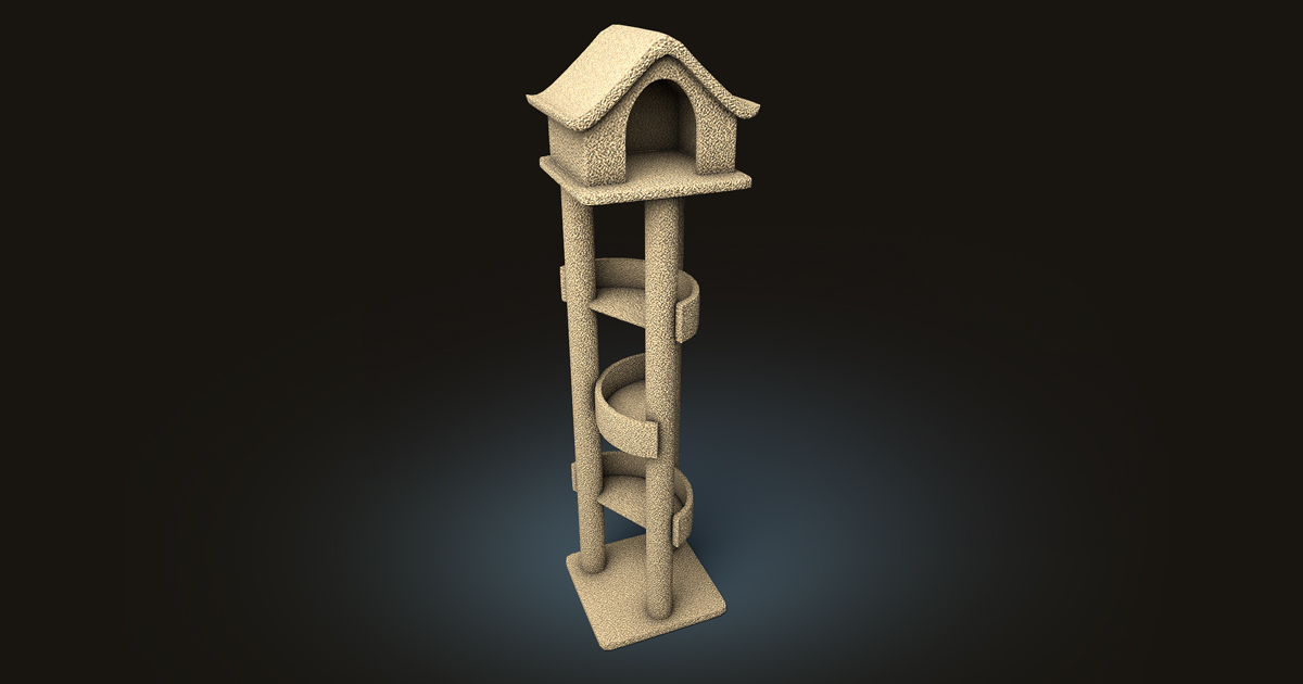 Simple Cat House 5 | 3D Furniture | Unity Asset Store